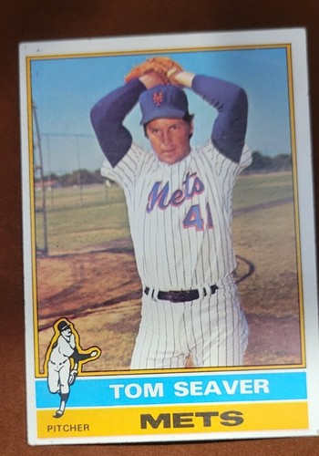 1976 TOPPS BASEBALL TOM SEAVER #600+ Nice Vintage Card++ | eBay