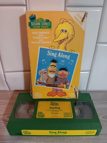 My Sesame Street Home Video Sing Along (VHS 1987) Random House Rare | eBay