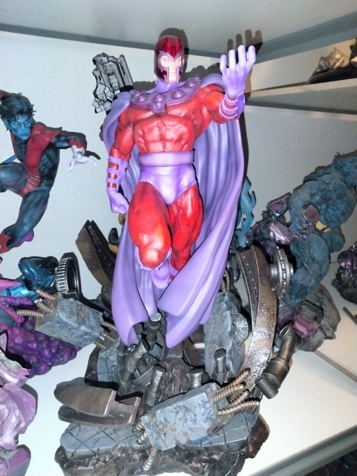 Rare Custom DH Design-Jim Lee Magneto Statue-1/4 Scale | eBay