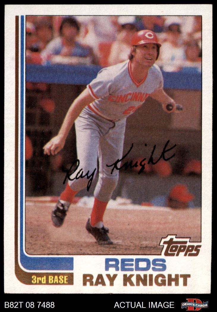 1982 Topps #525 Ray Knight Reds 7 - NM B82T 08 7488 | eBay