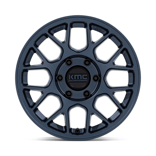 17x8.5 KMC KM730 Hatchet Metallic Blue Wheel 5x5 (25mm) | eBay