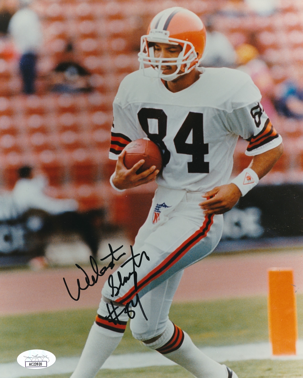 Webster Slaughter Autographed 8x10 Photo Cleveland Browns JSA | eBay