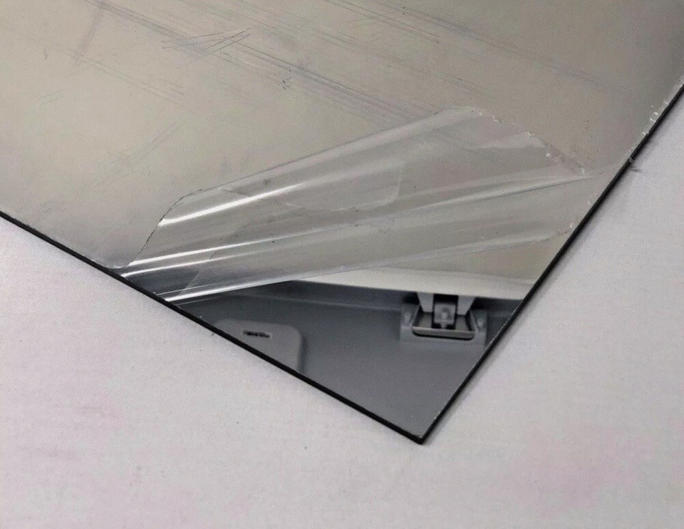 Acrylic Plexiglass Silver Mirror Plastic Sheet 1/8" - 1/4" Thick Pick ...