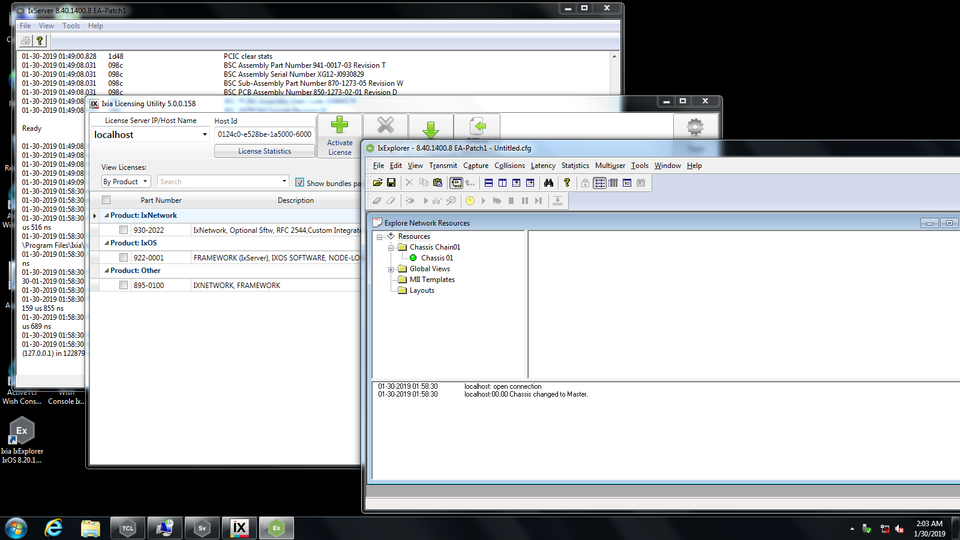IXIA XG12 12-SLOT MODULAR CHASSIS WITH PERMANENT LICENSE IxOS 8.40 MIN ...
