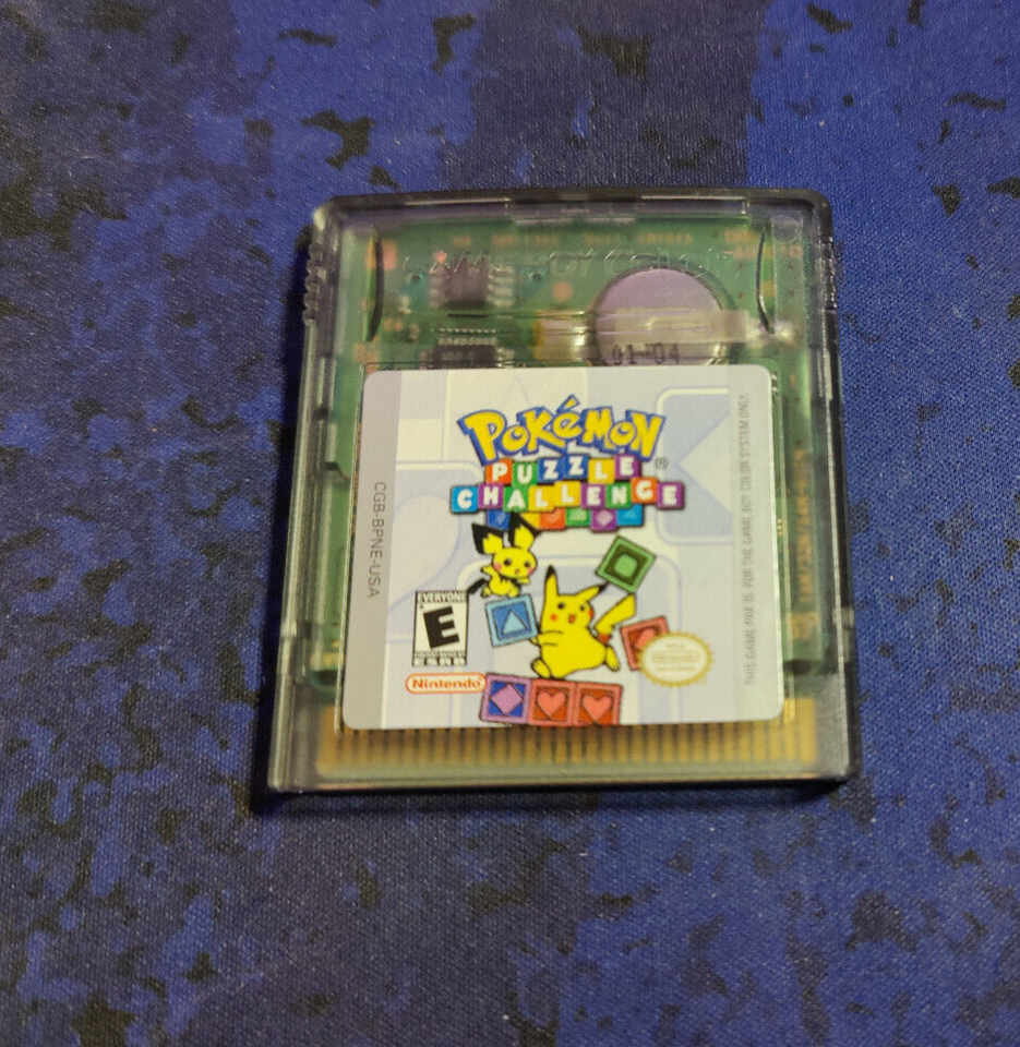 Pokemon Puzzle Challenge (Nintendo GameBoy Color) Cartridge Only ...