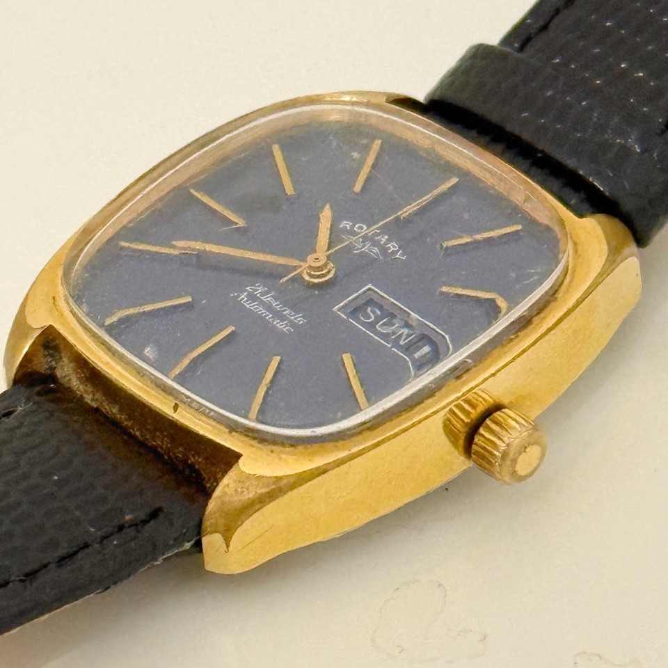 Men’s Rotary Watch 21 Jewels Mechanical Automatic Day Date Swiss ...