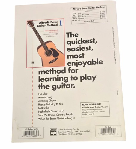 Alfred,'s Basic Guitar Method Vtg Paperback | eBay