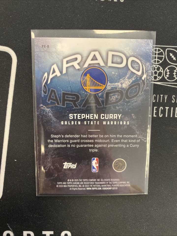 2025-26 Topps Chrome Stephen Curry Paradox Case Hit | eBay
