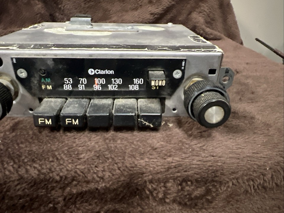 Vintage Clarion Old Car Radio Model # RT-886c | eBay