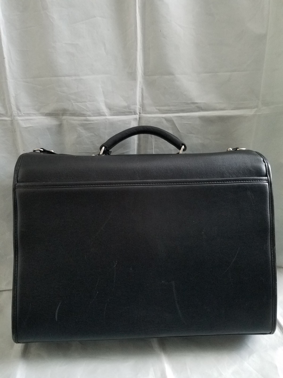 DeBon Executive Black Briefcase Business Organizer Computer Case Handle ...