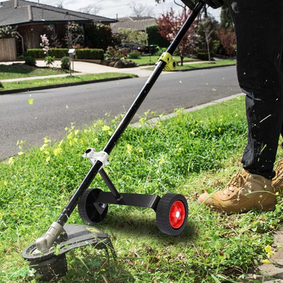 Lawn Mower Wheel Set Portable Grass String Trimmer Wheels Weed Trimmer ...