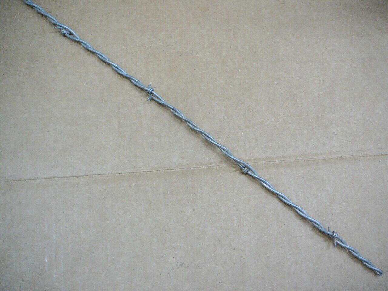 GLIDDEN'S ALL ALUMINUM TWO POINT BARB on 1 of 2 LINES - ANTIQUE BARBED ...