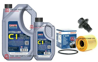 FOR LAND ROVER FREELANDER 2.2 10-14 BOSCH OIL CHANGE SERVICE KIT & SUMP ...