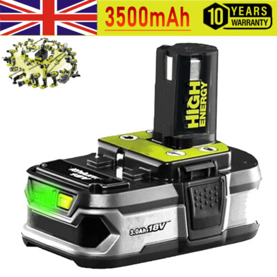 For Ryobi 18V One Plus 3.5Ah Lithium Battery RB18L50 RB18L40 P104 P105 ...