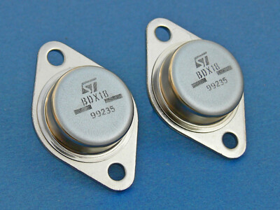 BDX18 STMicroelectronics PNP Power Transistor Lot With 2 Pieces | eBay