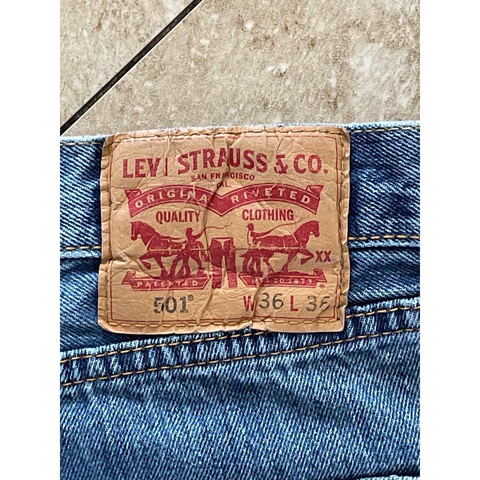Men’s Vintage Levi 501 Red Label Button fly jeans size 36 x 36 | eBay