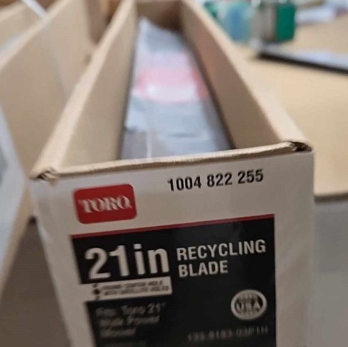 Genuine TORO 133-8183-03P1H 21" Walk Mower Blade, Super Recycler, 1004 ...
