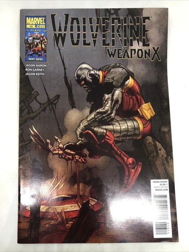 WOLVERINE : WEAPON X #13 2010 Marvel - Ron Garney art/cover - Deathlok ...