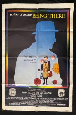 MOVIE POSTER: Being There One Sheet Movie Poster- Style B Peter Sellers ...