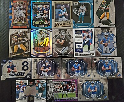 NFL Quarterback Lot Rookie HOF Vet RC QB Panani Cards • Carr Montana ...