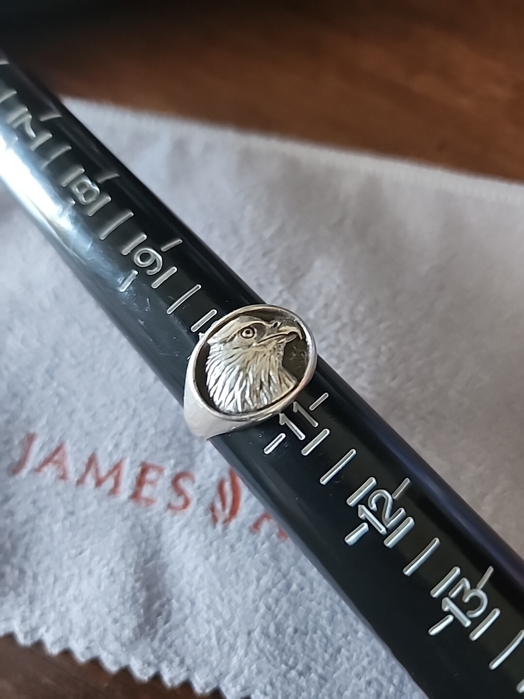 Retired James Avery Freedom Eagle Bird Symbolic Ring … - Gem
