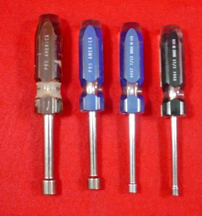PROFESSIONAL SCREWDRIVER SET LOT OF 16 "MADE IN THE USA" Pratt-Reed and ...