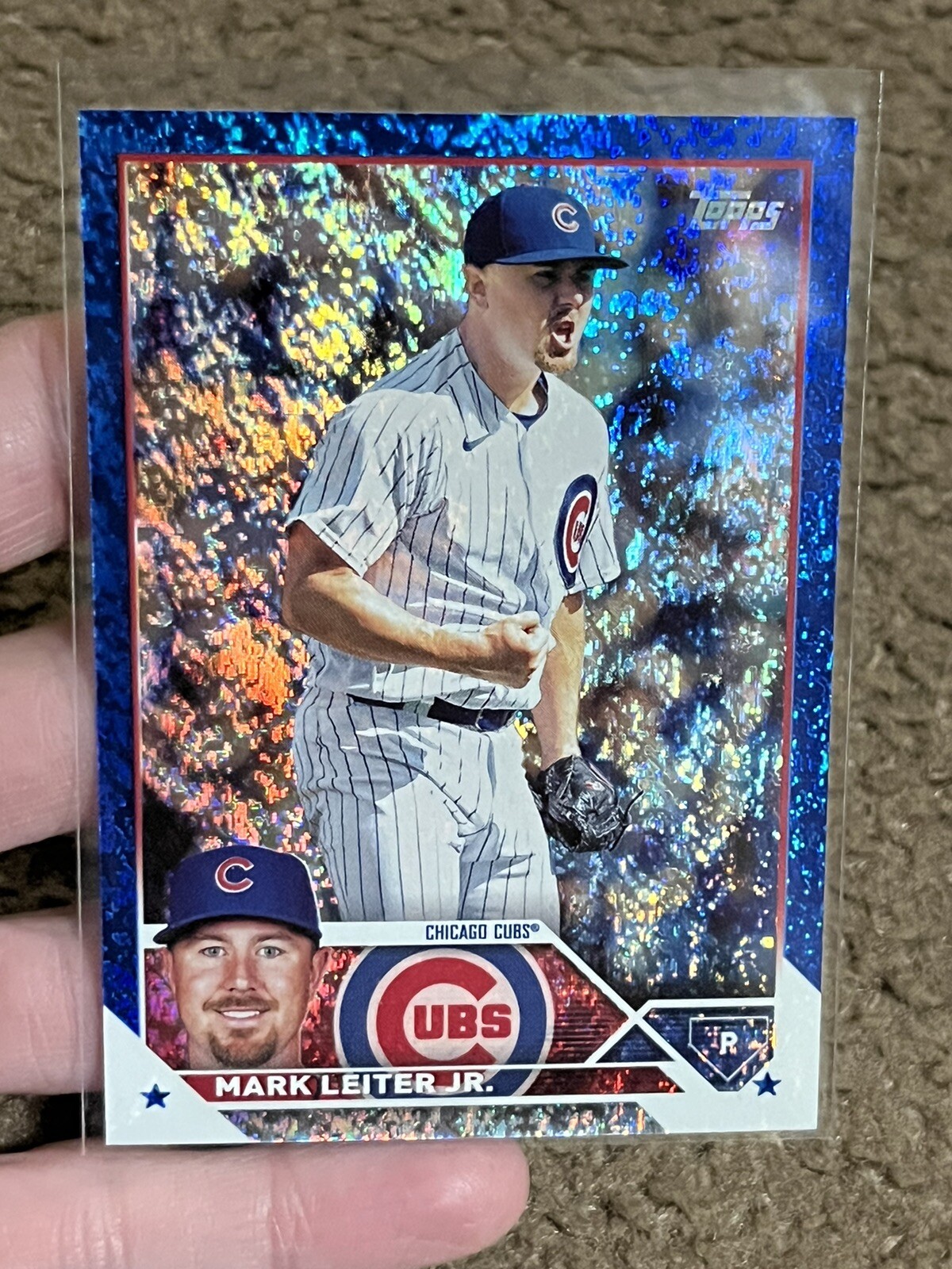 2023 Topps Update US13 MARK LEITER JR. BLUE FOILBOARD /999 | eBay