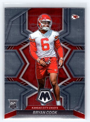 BRYAN COOK 2022 Panini Mosaic Rookie Base Football Card # 397 Kansas ...