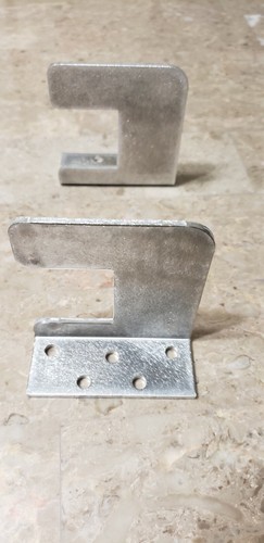 Aluminum Security Brackets Fits (2x2) Furring Strip Board | eBay