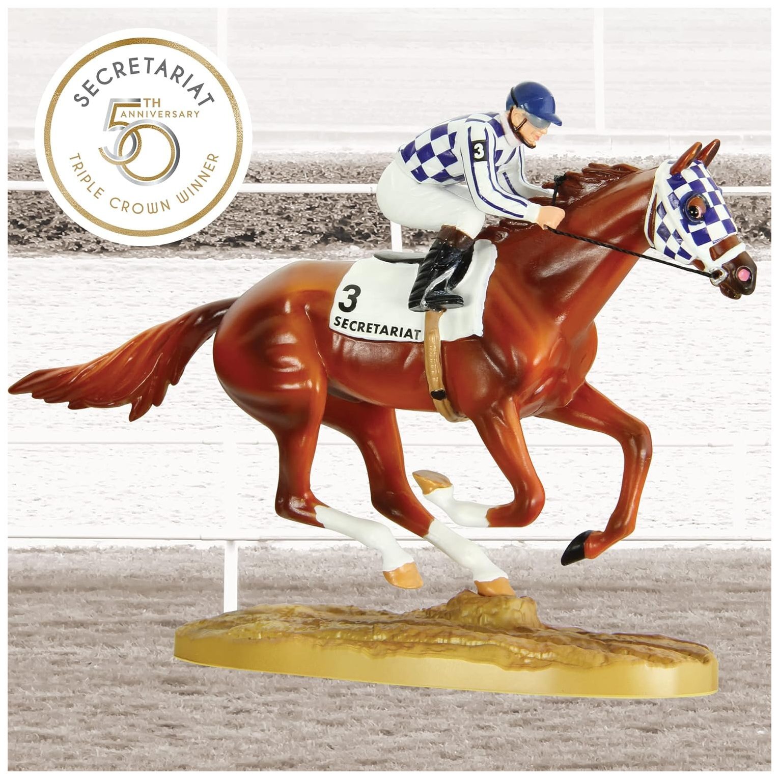Secretariat 50th Anniversary Figurine | Limited Edition | Horse Toy ...