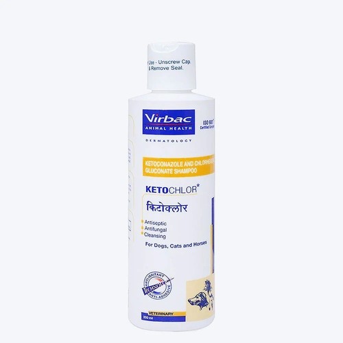 Shampooing nettoyant antiseptique antifongique Virbac Ketochlor 200 ml ...