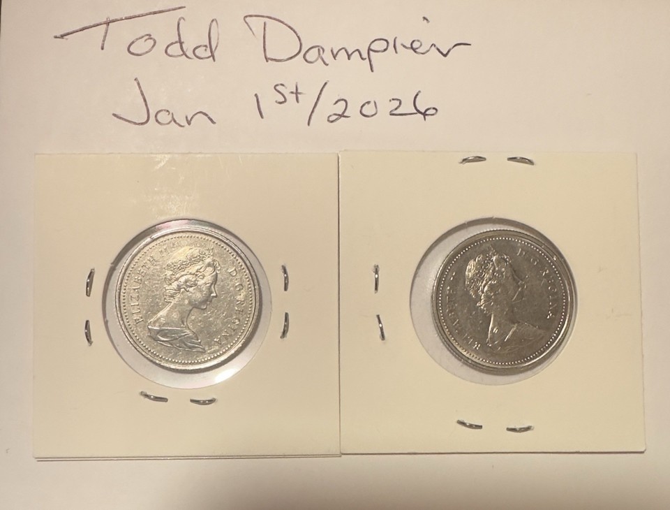 Canada 1873 - 1973 Mountie x2 Quarter Canadian RCMP 25c Exact Set - 2 ...