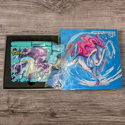 Nintendo Suicune Pokemon Complete Shell Kit Game Boy Advance Sp Housing ...