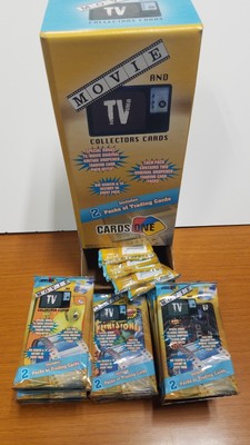 Movie and TV Cards One Box of 48 Packs of 2 Packs in Each Pack Total 96 ...