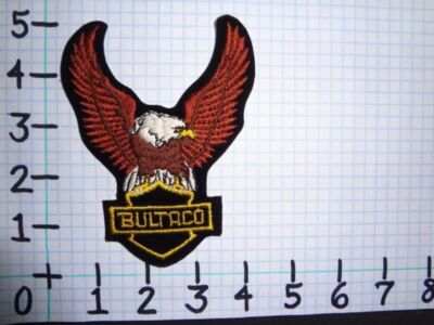Vintage NOS Bultaco Motorcycle Patch 008 | eBay