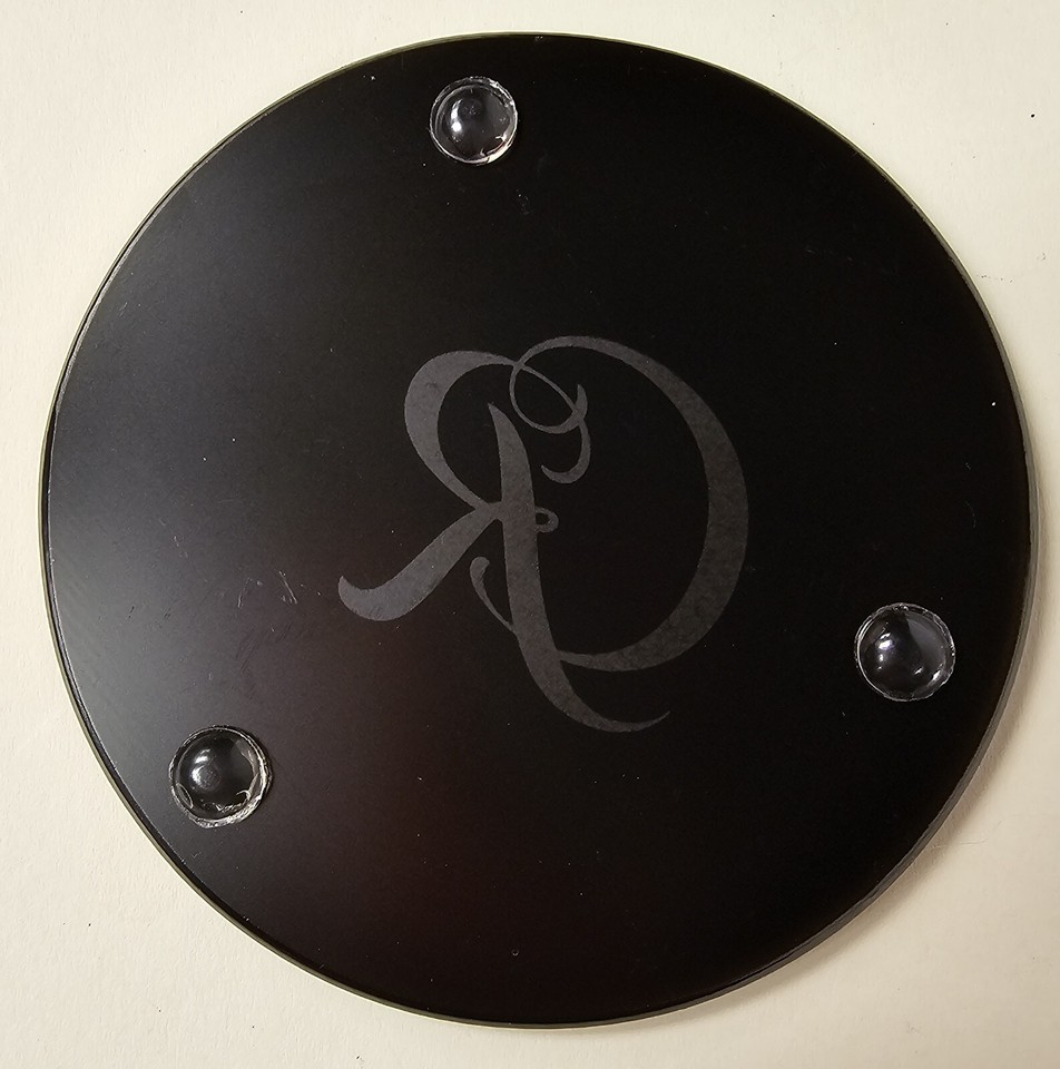 Crown Royal Round Glass Coasters Black Set Of 8 | eBay