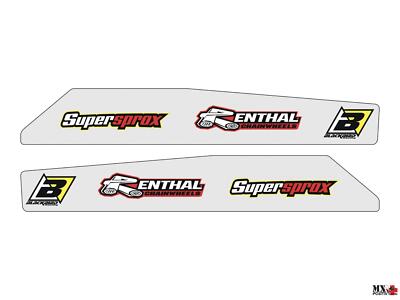 ADESIVI FORCELLONE HONDA CRF 450 X 2018-2025 BLACKBIRD 5137N | eBay
