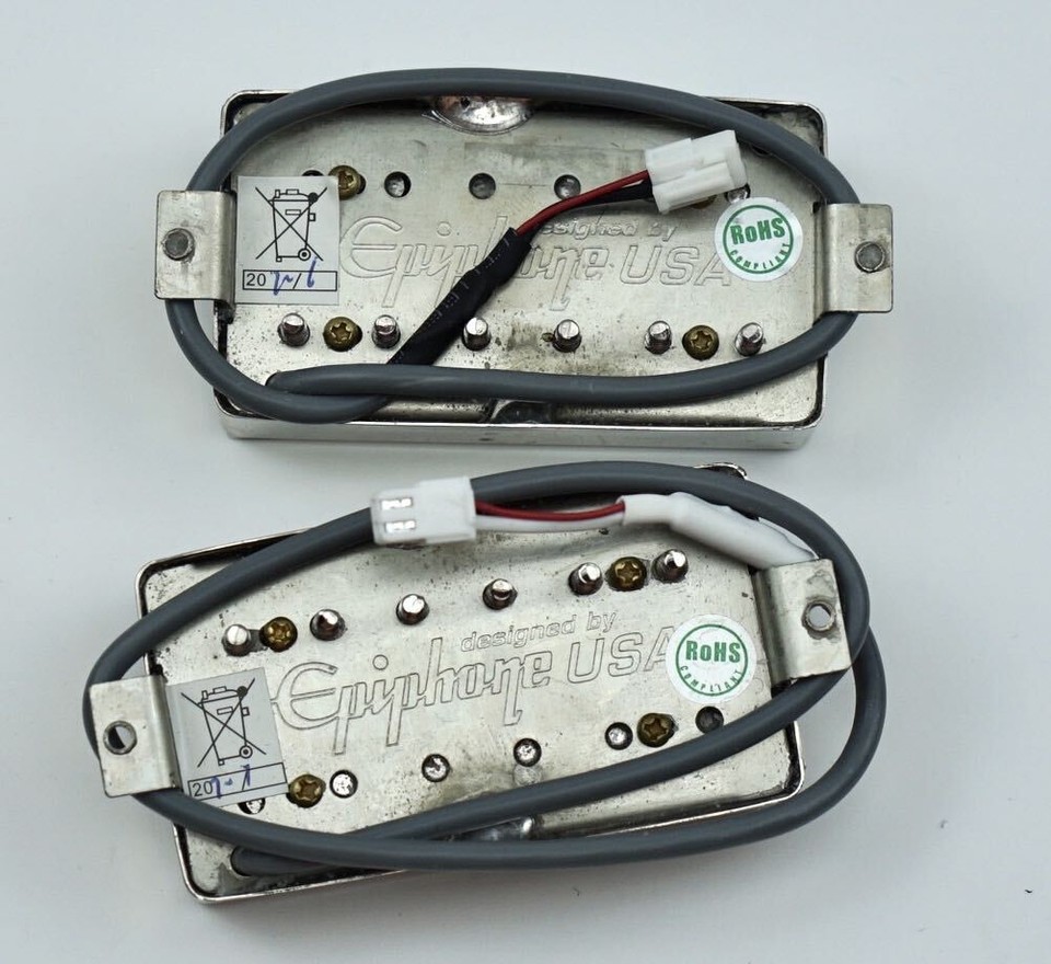 Epiphone ProBucker Chrome Vintage Humbucker Pickup Set LP&SG 2 CORE ...