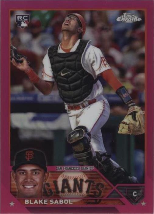 2023 Topps Chrome Update Series - Blake Sabol #USC151 Magenta Refractor ...