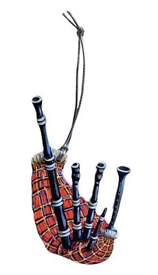 Scottish Bagpipes Christmas Tree Decoration - Scottish Christmas Gift ...