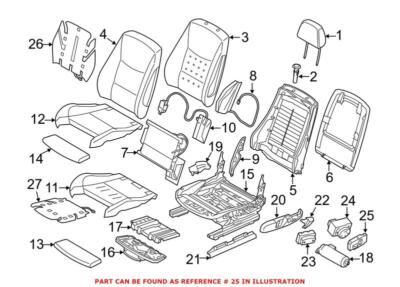 Genuine OEM Power Seat Switch For BMW 61319382455 | eBay