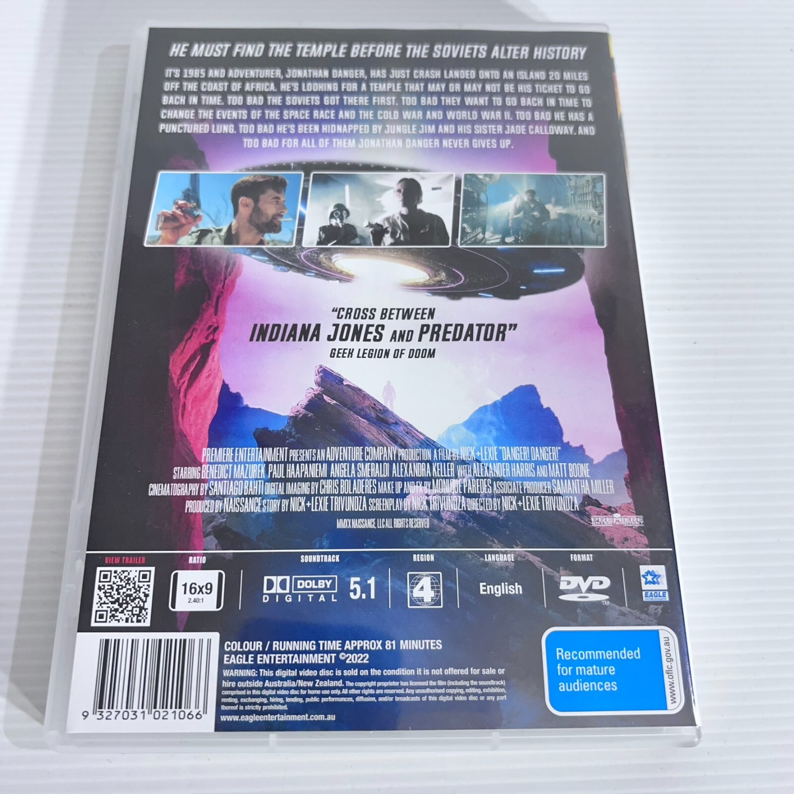 Danger! Danger! (DVD, 2021) R4 Movie Benedict Mazurek | eBay Australia