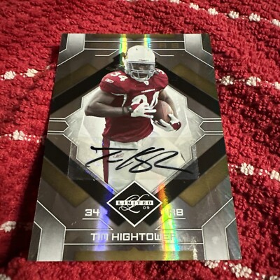 2009 Limited Monikers #3 Tim Hightower 1/28 Autograph Sp | eBay