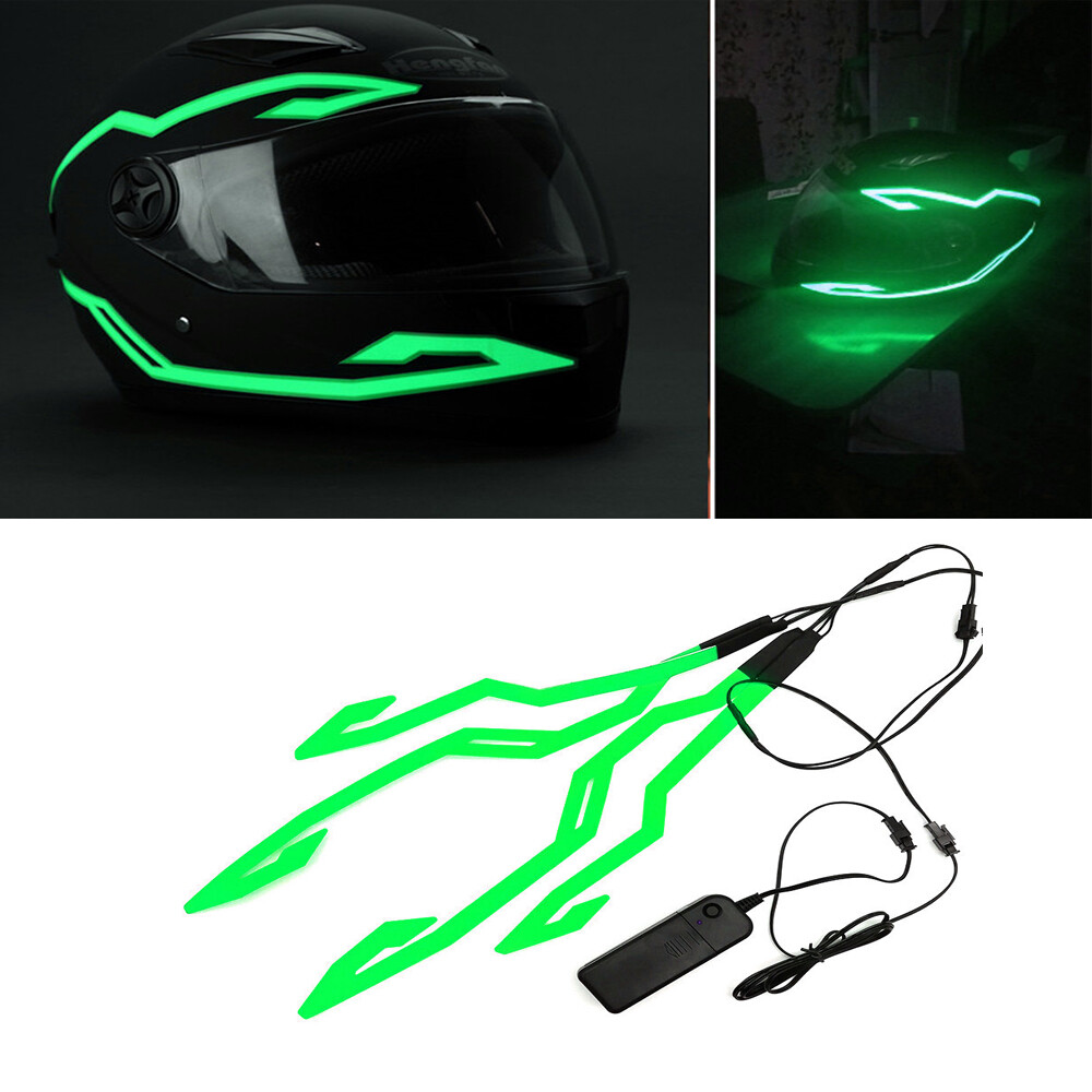 Motorcycle Helmet Led Lights Motorcycle Helmet Light Strip LED Night