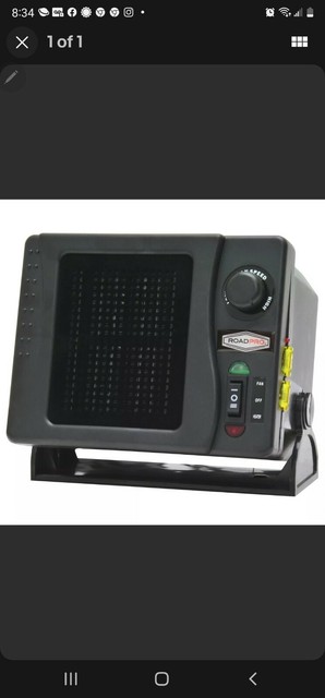 RoadPro RPSL681 12V Direct Hook-up Ceramic Heater with Swivel Base ...