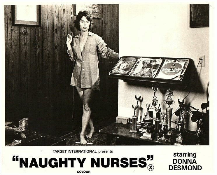 Naughty Nurses Original Lobby Card Donna Desmond Young barefoot ...