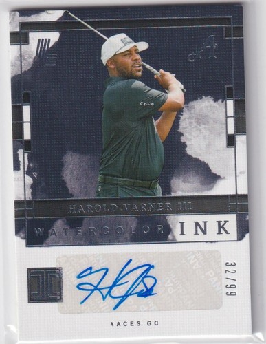 2024 Panini Impeccable Liv Golf - Watercolor Signatures Harold Varner ...