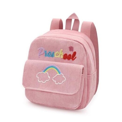 Toddler Backpacks for Girls 2-4, Cute Mini Toddler Bag 1-3 Corduroy ...