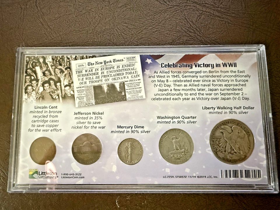 1945 US COIN SET. 75th Anniversary WWII | eBay