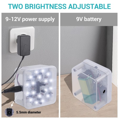 LED Lamp DIY Kit, Soldering Practice Kit White LED Night Light ...